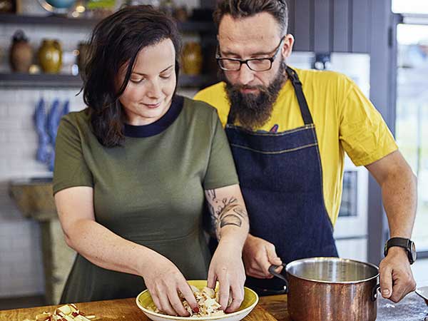 Kiss & Cook - Zu zweit kochen, gemeinsam genießen.